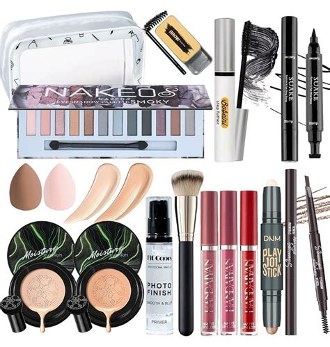 Ybuete 올인원 여성용 메이크업 키트 세트 10대 를 위한 선물 아이섀도우 Cc 크림 파운데이션 페이스 티몬