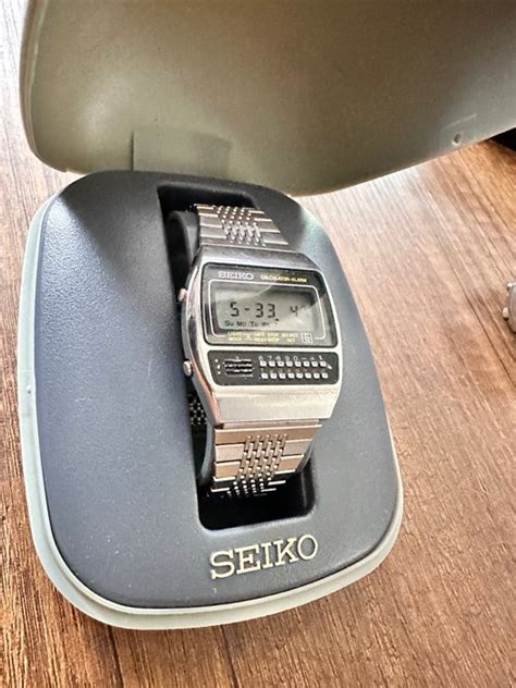 Seiko D G Tal Lcd Calculator C Men Catawiki