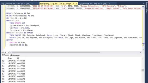 sql server atualizando uma tabela sem risco de conflito na pk
