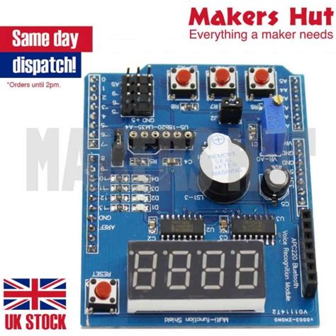 Multifunctional Expansion Board Shield Kit Based Learning For Arduino Uno R3 Makers Hut