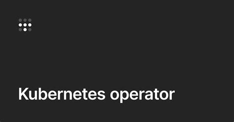 Kubernetes Operator · Tailscale Docs