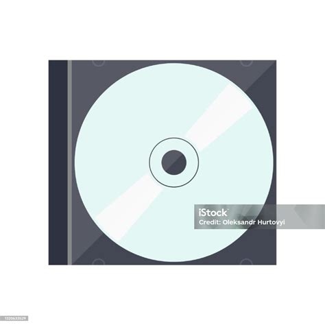컴팩트 디스크 케이스의 Cd 디스크 Cd 또는 Dvd 표준 모델 맨 위 보기입니다 콤팩트 디스크에 대한 스톡 벡터 아트 및 기타 이미지 콤팩트 디스크 형판 0명