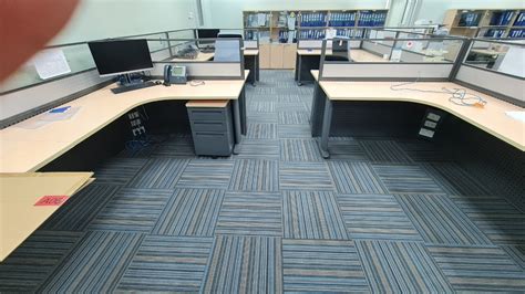 Thảm Gạch Lót Văn Phòng Buffer Thảm Len Quang Minh