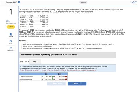 Solved N January 1 2024 The Mason Manufacturing Company