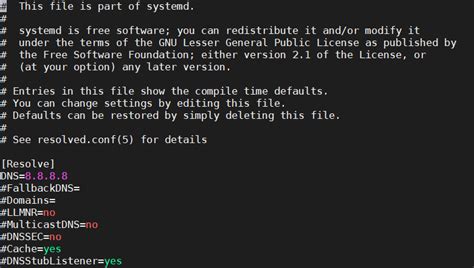 dns 서버 설정 ubuntu