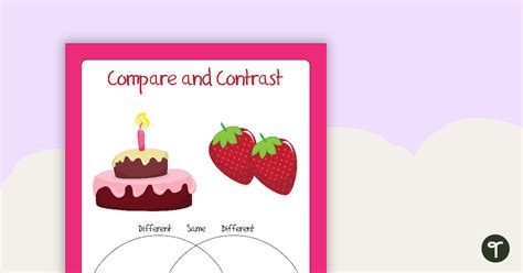 Compare And Contrast Objects Worksheets Teach Starter Worksheets Library
