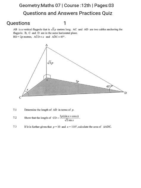 Geometry Maths Pdf Elementary Mathematics Euclidean Geometry
