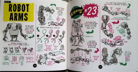 「로봇이나 기계같은 메카닉 진짜 미친듯이 잘그림 케이블 디테일좀봐 전에 로봇 그리기 로봇 그리기의 기본」fewの漫画