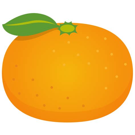 商用フリー・無料イラスト みかん（mandarin Orange）01 商用ok フリー素材集「ナイスなイラスト」