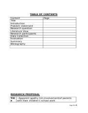 RCE EXAM HB NGOBENI ASSIGNMENT PORTFOLIO Docx TABLE OF CONTENTS Content Title