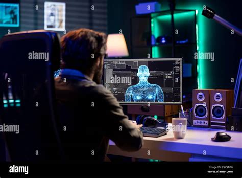 Programmer Discussing With Sentient AI Becoming Superintelligent