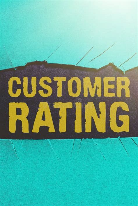 Conceptual Display Customer Rating Business Approach Gauge The Customer Satisfaction With A