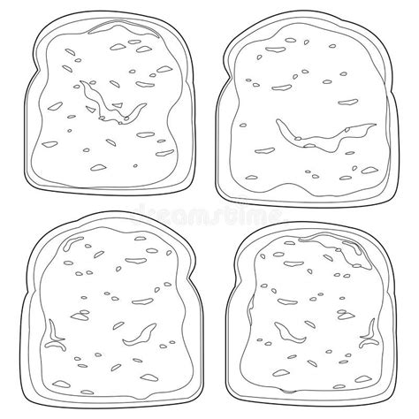 Slice Of Bread Coloring Page