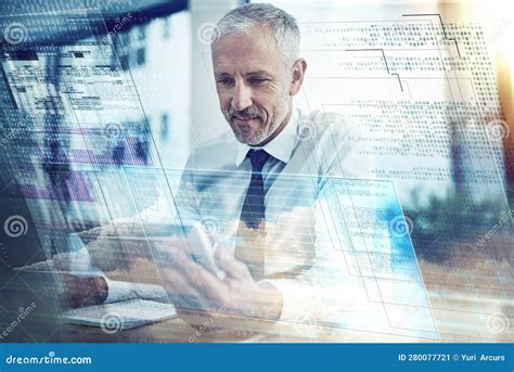 Hes Got Experience Needed When It Comes To Coding A Mature Businessman