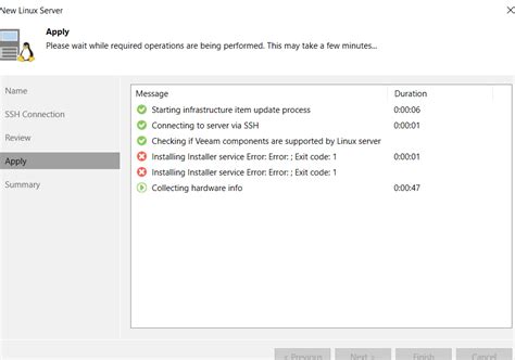 Adding RHEL Server As Linux Hardened Repository Cause Error Exit Code 1