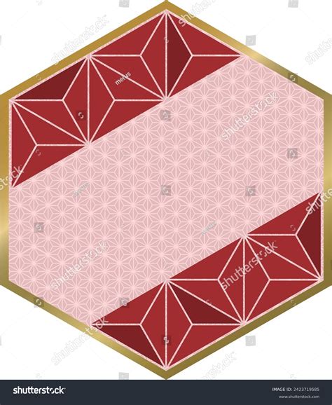 Japanese Pattern Clip Art Pattern Asanoha Stock Vector Royalty Free