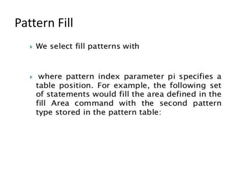 attributes of output primitives curve attributes and area fill attributes ppt