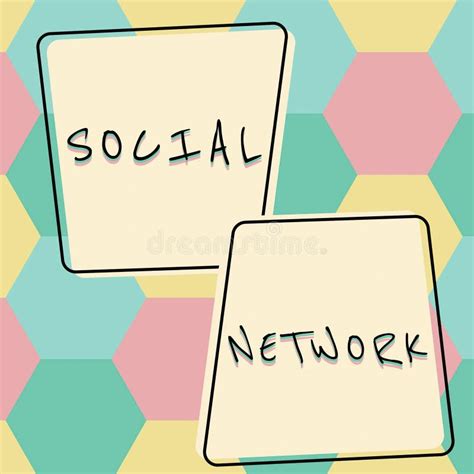 Text Caption Presenting Social Network Conceptual Photo A Framework Of Individual Linked By