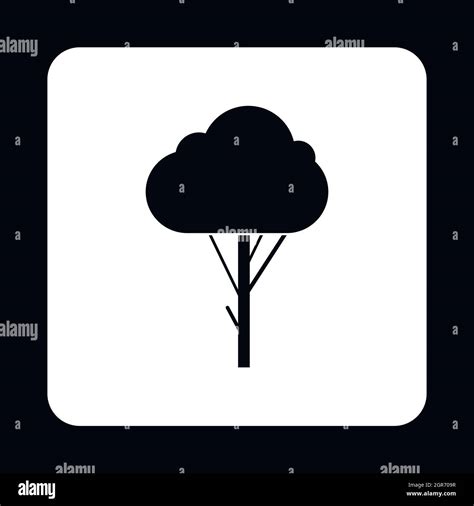 Tree Icon In Simple Style Stock Vector Image Art Alamy
