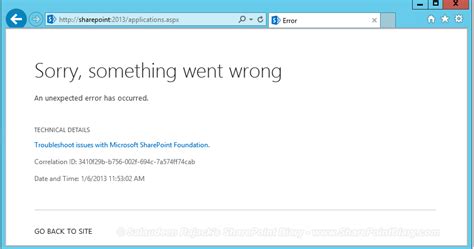 sharepoint 2013 correlation id get detailed error using powershell sharepoint diary