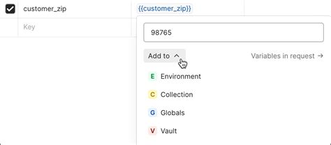 Store And Reuse Values Using Variables Postman Docs