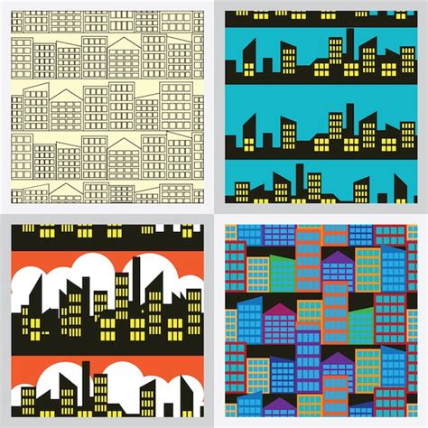 Urbanization Patterns Vectors And Illustrations For Free Download