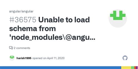 Unable To Load Schema From Node Modules Angular Cli Lib Config Schema