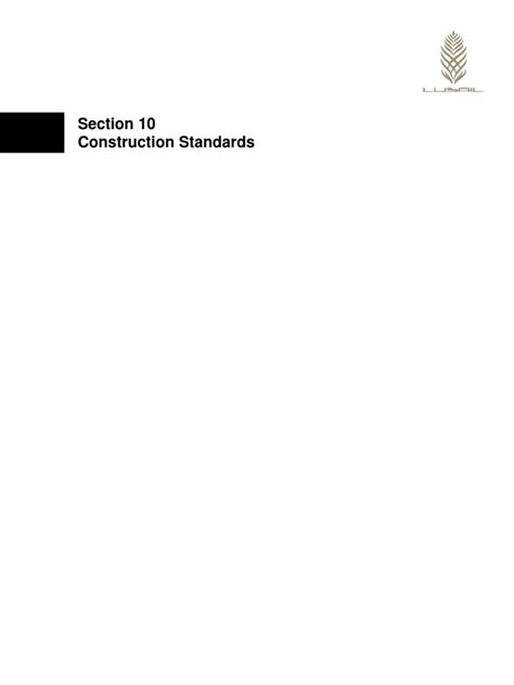 Construction Standards To Be Used By Developers Pdf Hvac Concrete