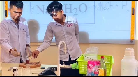 ពិសោធន៍គីមី កំណត់សម្គាល់ អាស៊ីត បាស អង្គធាតុចង្អុលពណ៌bbt Na H2o Youtube
