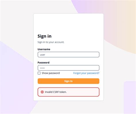 Why Does Aws Cognito Managed Login Return Invalid Csrf Token When Login Is Attempted From An