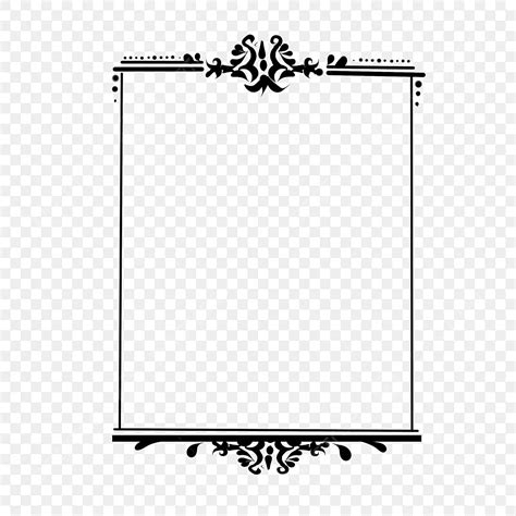 사각형 유럽 테두리 일러스트 그림 평방 경계 검은 장식 Png 일러스트 및 Psd 이미지 무료 다운로드 Pngtree