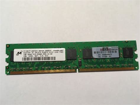 Ddr2 Sdram 1gb 667mt S 240 Udimm