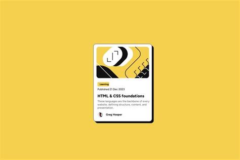 Frontend Mentor Desafio Cartão De Visualização Do Blog Com Html E Css Coding Challenge Solution