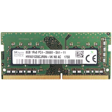 Оперативная память So Dimm Sk Hynix 8gb Ddr4 2666 Mhz Hma81gs6cjr8n Vk Comprint Service