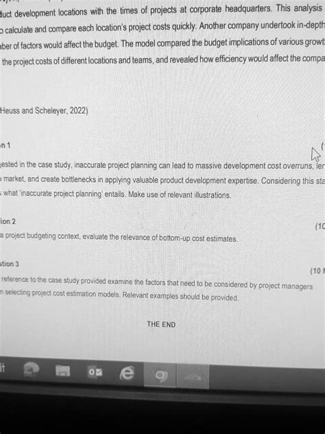 Solved Texts References Product Development Locations With The Times Of Projects At Corporate