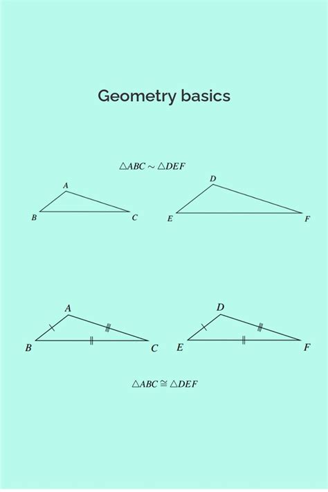 Geometry Basic Concepts Part 1 Points Lines And Triangles Basic Concepts Basic Math Basic