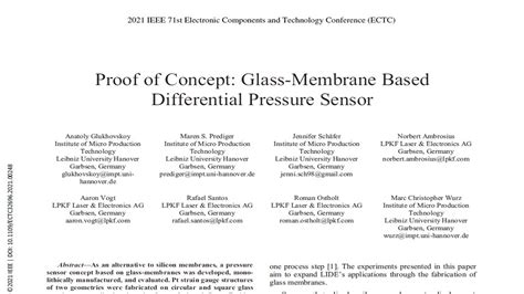 Ectc 2021 Best Session Paper Ieee Resource Center