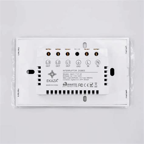 Interruptor Zigbee De 3 Botões Tuya Smart Life Modelo Router Loja Geek Smart Soluções