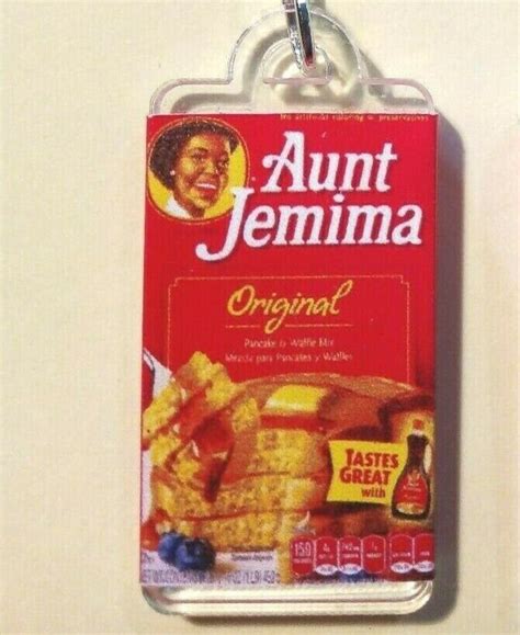 Box Of Aunt Jemima Pancakes Lover Vintage Style Breakfast Food Key Ring Key Chain Etsy