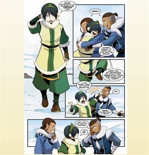 Aang On Instagram Toph Reunited With Katara And Sokka Comic North And South Follow Me For