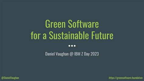 Green Software For A Sustainable Future Pptx