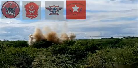 မြင်းမူတွင် စစ်ကောင်စီတပ်ဖွဲ့ကား မိုင်းဆွဲတိုက်ခိုက်ခံရ ရုပ်သံ