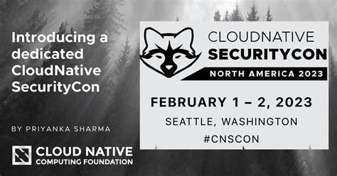 Introducing A Dedicated Cloudnativesecuritycon Cloud Native Computing