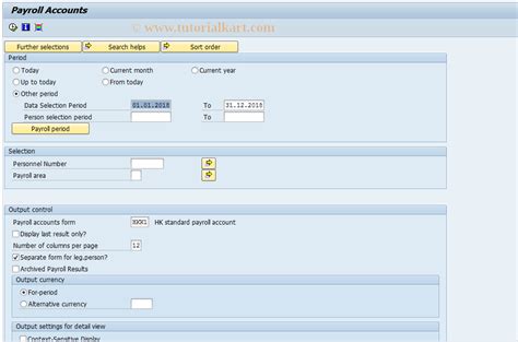 PC M CKTO SAP Tcode Display Payroll Account