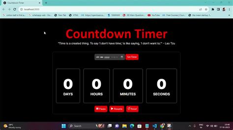Video How I Built A Countdown Timer With React And Javascript Gaurav Kumar Jha Posted On The
