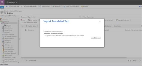 Go To Solutions Click On Translations Import Translations Choose Your Zip File And Click