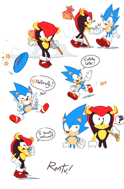 Sonic And Mighty By Rontufox On Deviantart