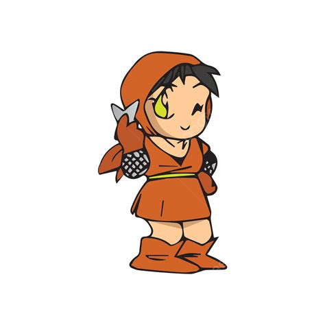 Ninja Girl Clip Art