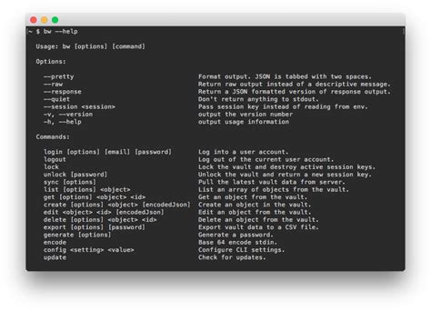 the bitwarden command line tool the bitwarden cli a powerful… by