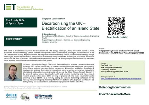 Ieee Power And Energy Society Singapore On Linkedin Ieee Pes Decarbonisation Electrification